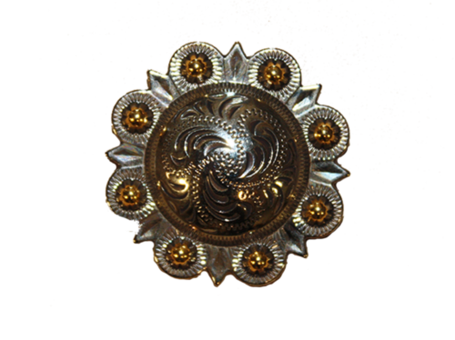 Gold Berry Concho Set | Slone Saddles